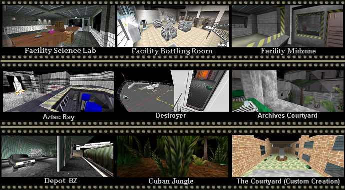 Goldeneye N64 Multiplayer Levels